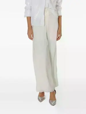 LETHICIA BRONSTEIN Lace-insert Trousers