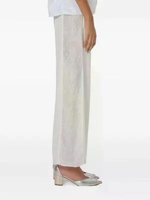 LETHICIA BRONSTEIN Lace-insert Trousers