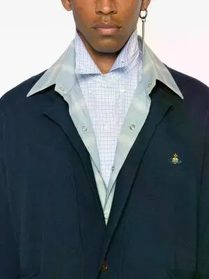 VIVIENNE WESTWOOD Patch-pocket Cardigan - Blue
