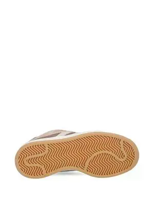 Adidas Suede Three-stripe Sneakers - Neutrals
