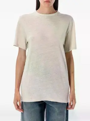 MARANT ETOILE Linen Crew-neck T-shirt