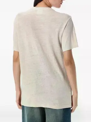 MARANT ETOILE Linen Crew-neck T-shirt