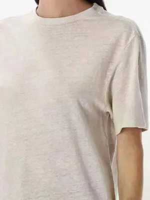 MARANT ETOILE Linen Crew-neck T-shirt