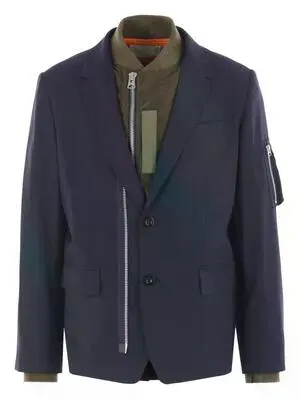 Sacai Single Breasted Outerwear For Men