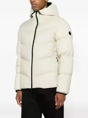 Moncler Forez Quilted Hooded Jacket - Neutrals