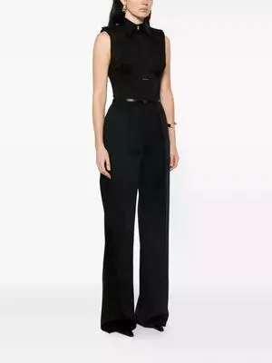 Elisabetta Franchi Collared Belted Jumpsuit