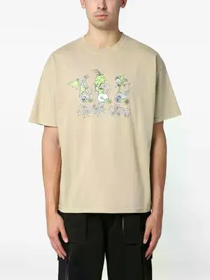 BRAIN DEAD Graphic-print Crew-neck T-shirt