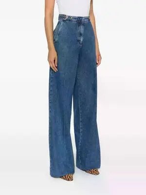 Sandro Button-fastening Wide Leg Jeans