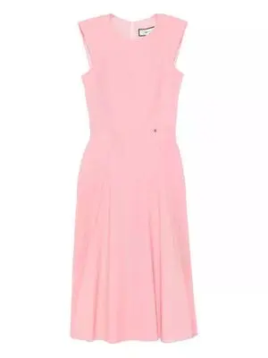 NISSA Pleated Midi Dress
