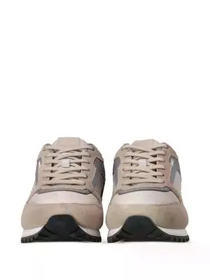 BOSS Panelled Low Top Sneakers - Neutrals