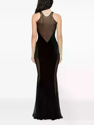 Norma Kamali Paneled Maxi Dress