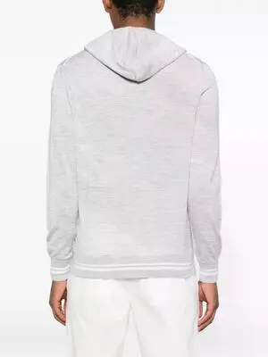 Eleventy Hooded Zip-up Sweater