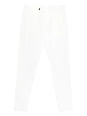 Eleventy Pleated Trousers White
