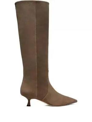 STUART WEITZMAN 50mm Naomi Suede Knee-high Boots