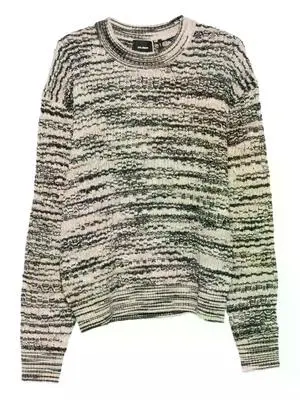 Axel Arigato Marl-knit Crew-neck Sweater