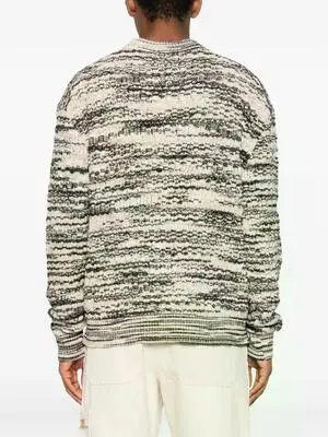 Axel Arigato Marl-knit Crew-neck Sweater