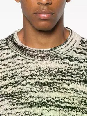 Axel Arigato Marl-knit Crew-neck Sweater