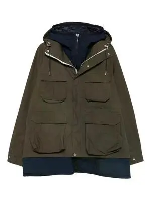 Sacai Hooded Multi-pocket Coat