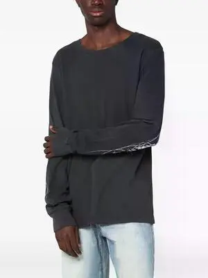 BASKETCASE Abstract-print Long-sleeve Sweatshirt