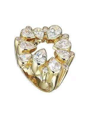 ANABELA CHAN Anabela Chan 18kt Gold Vermeil Panettone Diamond Ring