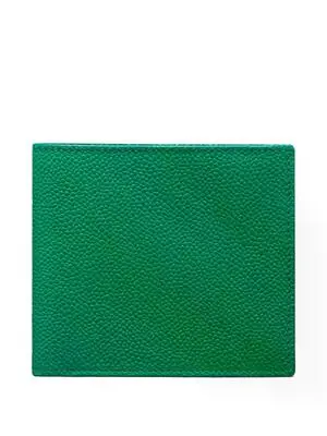 Thom Browne Pebble-grain Bifold Wallet - Green