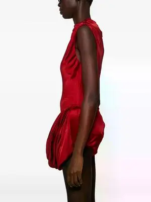 Magda Butrym Draped Cowl-neck Dress
