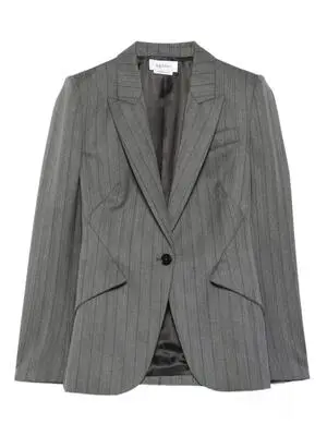Alexander McQueen Pinstripe Single-breasted Jacket