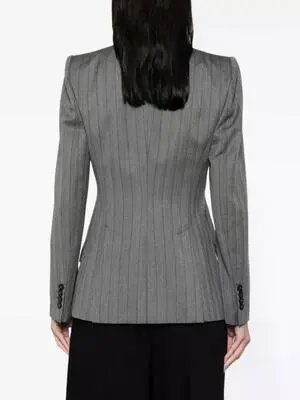 Alexander McQueen Pinstripe Single-breasted Jacket