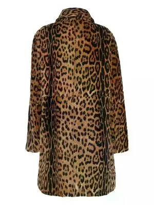 P.a.r.o.s.h Leopard-print Shearling Coat