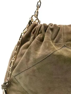 Ba&sh Calf Suede Chain Shoulder Bag