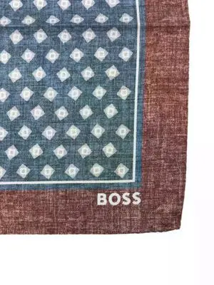 BOSS Printed Pocket-square Scarf
