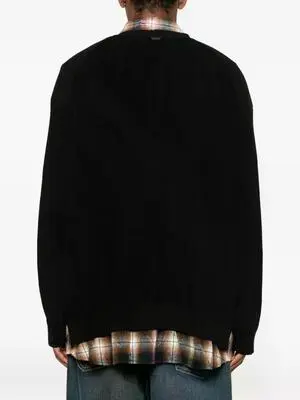 JUUN.J Plaid-layered Cardigan