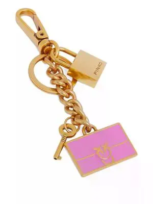 Pinko Padlock Enamel Keyring