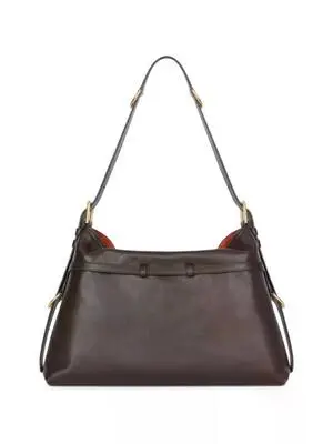Givenchy Voyou Leather Shoulder Bag - Brown