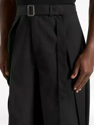 Manière De Voir Charles Wide Fit Wrap Leg Tailored Trousers