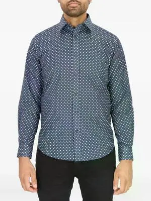 Scotch & Soda Diamond-pattern Shirt - Blue