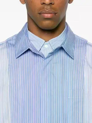Sacai Striped Panelled Shirt