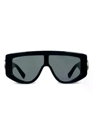 Gucci Rectangle-frame Sunglasses - Black