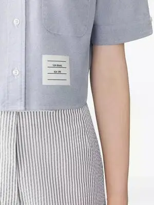 Thom Browne Oxford Short-sleeve Shirt