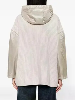Herno Ribbed Wool Hooded Jacket