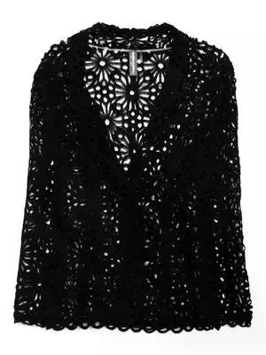 Norma Kamali Floral-motif Single-breasted Jacket