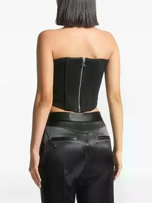 Manière De Voir Cora Corset Top - Black