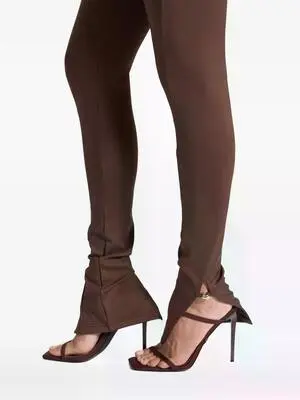Manière De Voir Twisted Bust Off-shoulder Jumpsuit - Brown