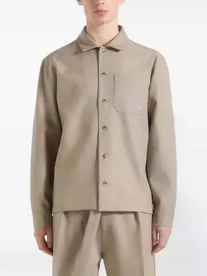 Manière De Voir Neutral Tailored Overshirt