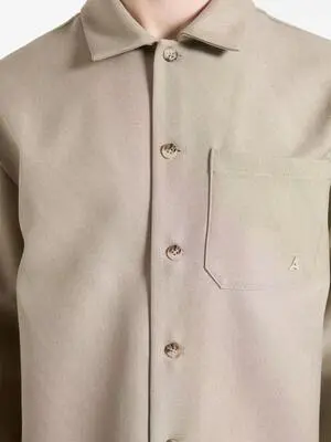 Manière De Voir Neutral Tailored Overshirt