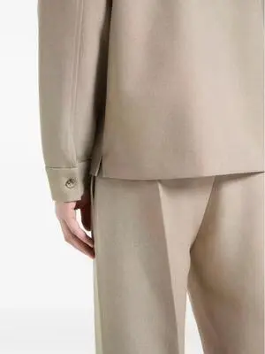 Manière De Voir Neutral Tailored Overshirt