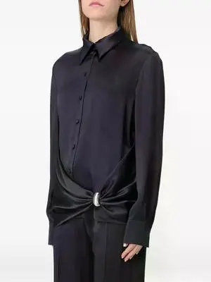 Alberta Ferretti Cape-sleeved Maxi Dress
