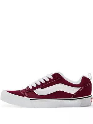 VANS Knu Skool Leather Sneakers - Red