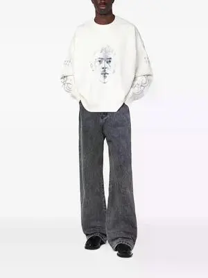 BASKETCASE Straight Leg Cotton Jeans