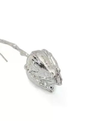 Marni Tulip Drop Earrings - Silver